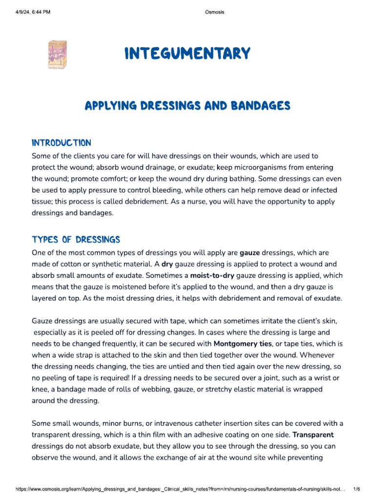 Dressing | PDF