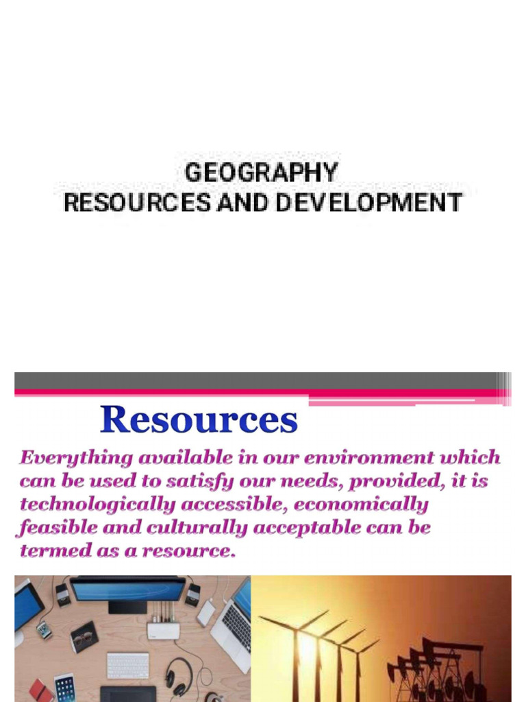 10 CH 1 Geo Resources and Development | PDF