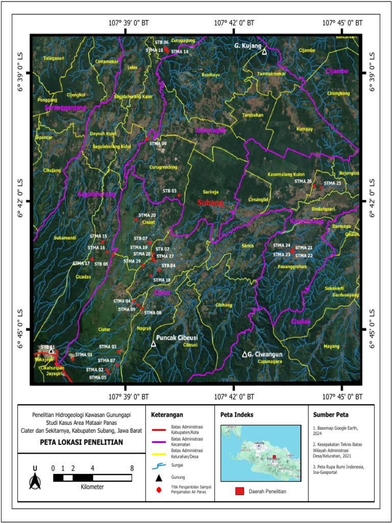 Peta Dasar Ciater v3 Plot | PDF