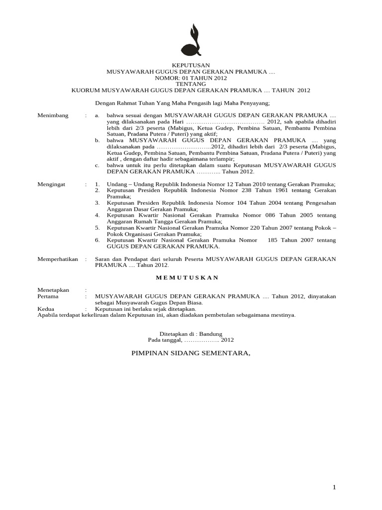 Keputusan - Keputusan Mugus | PDF