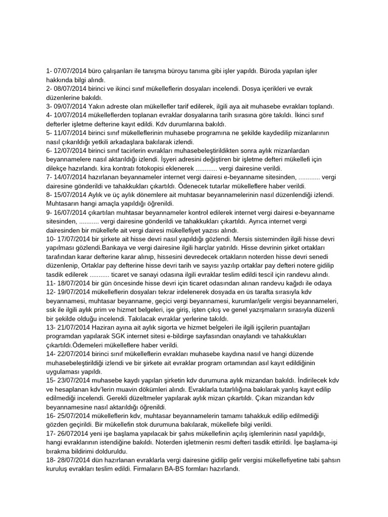 Aldiğim Notlar | PDF