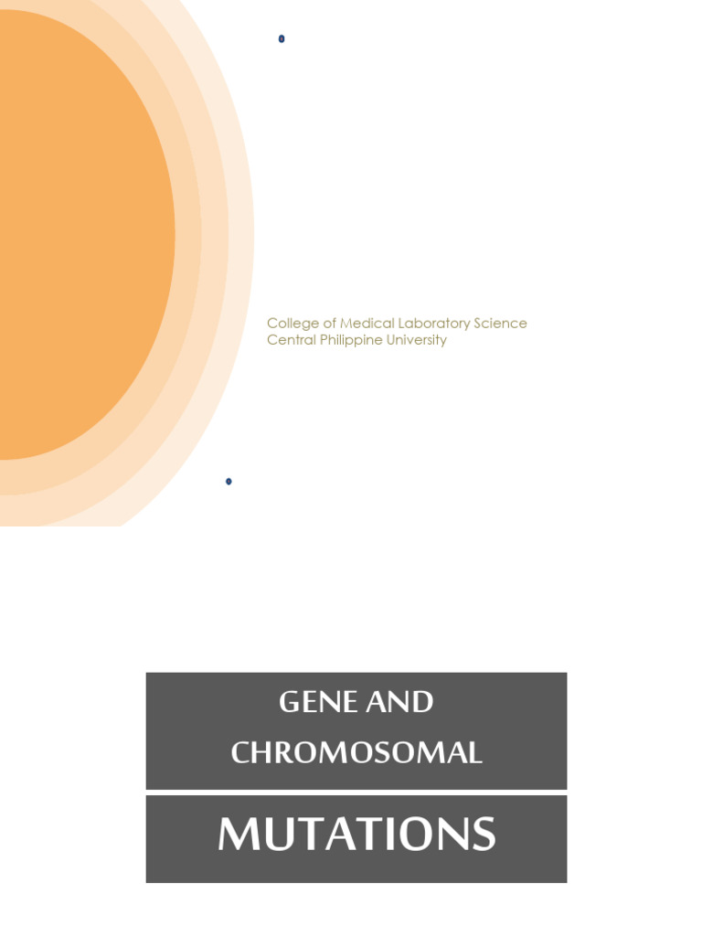 Module 7 - Gene and Chromosomal Mutations | PDF