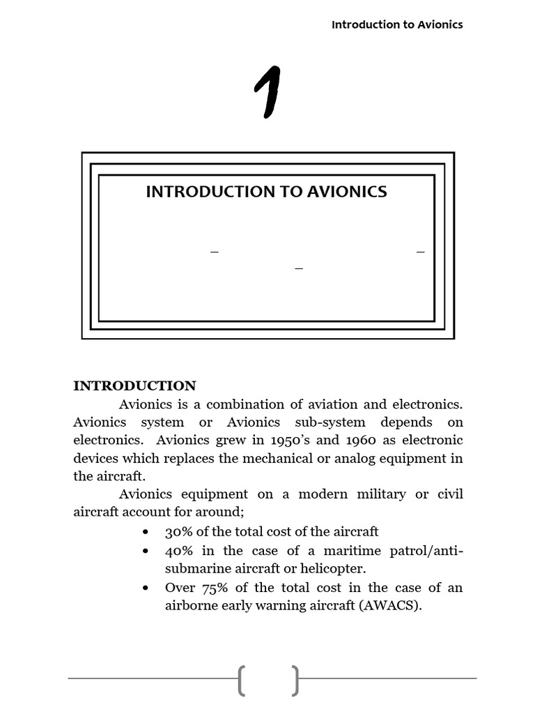 Avionics Vol - 1 | PDF