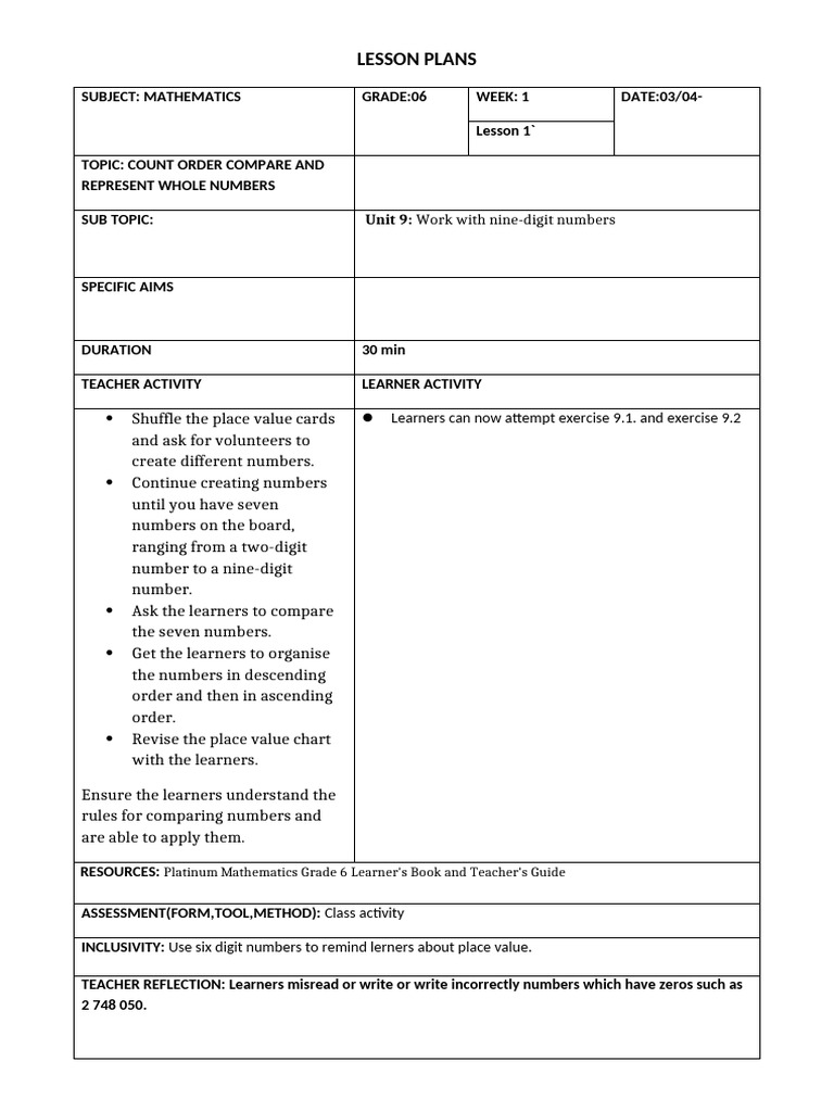 GR 6 Term2 LP Edited | PDF