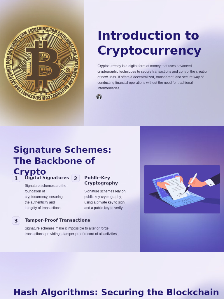CryptoCurrency Unit 1 | PDF | Cryptography | Business