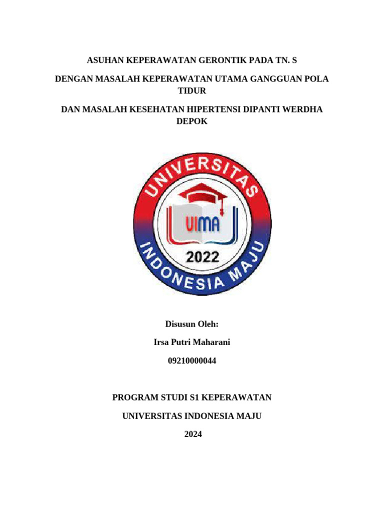 Uas Gerontik Irsa | PDF