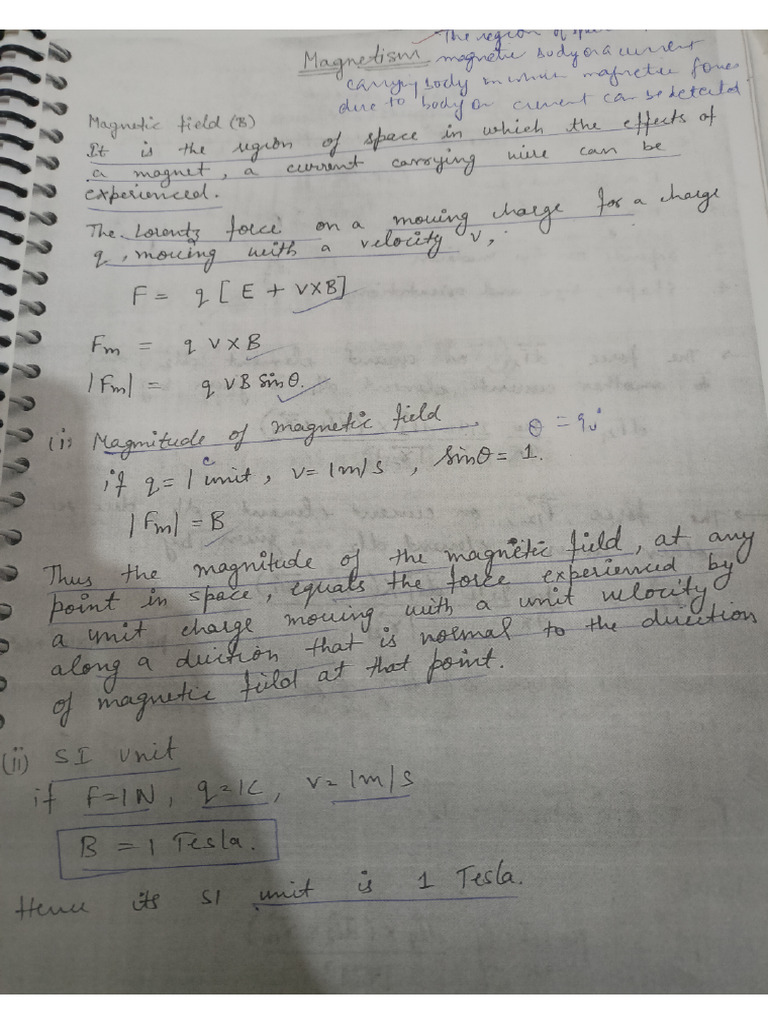 Unit 2 Electricity and Magnetism | PDF