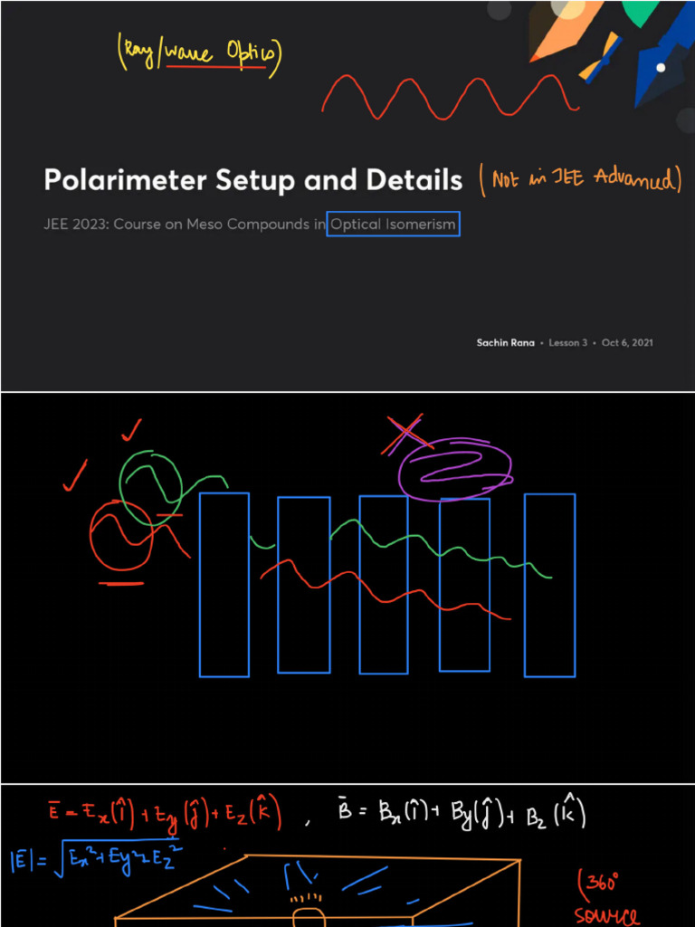 Polarimeter Setup and Details With Anno | PDF