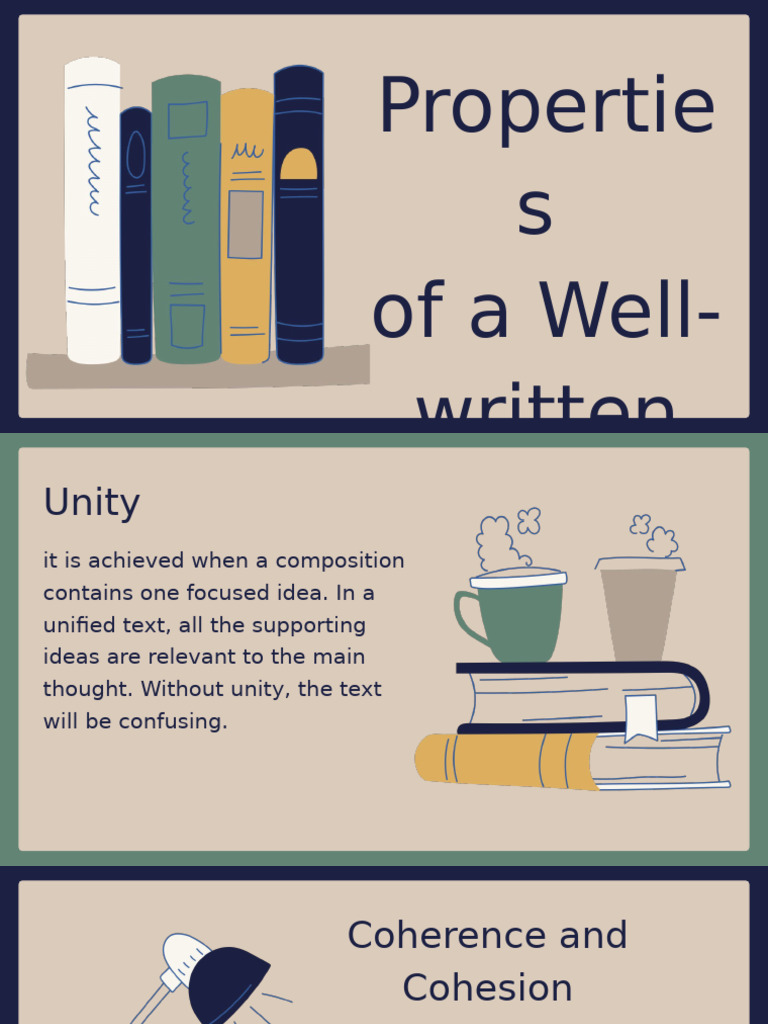 Properties of A Well Written Text | PDF | English Language | Foreign ...