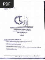 UCE MATHEMATICS - Elements of Construct - 2024 | PDF