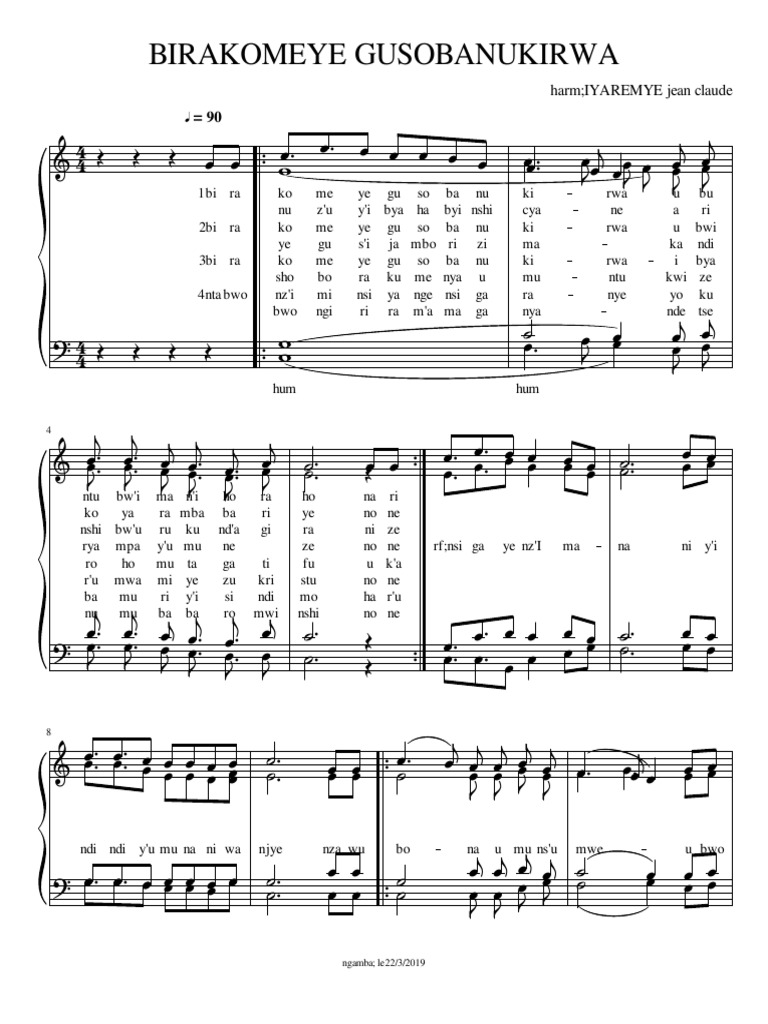 Birakomeye Gusobanukirwa - J.Claude Iyaremye | PDF