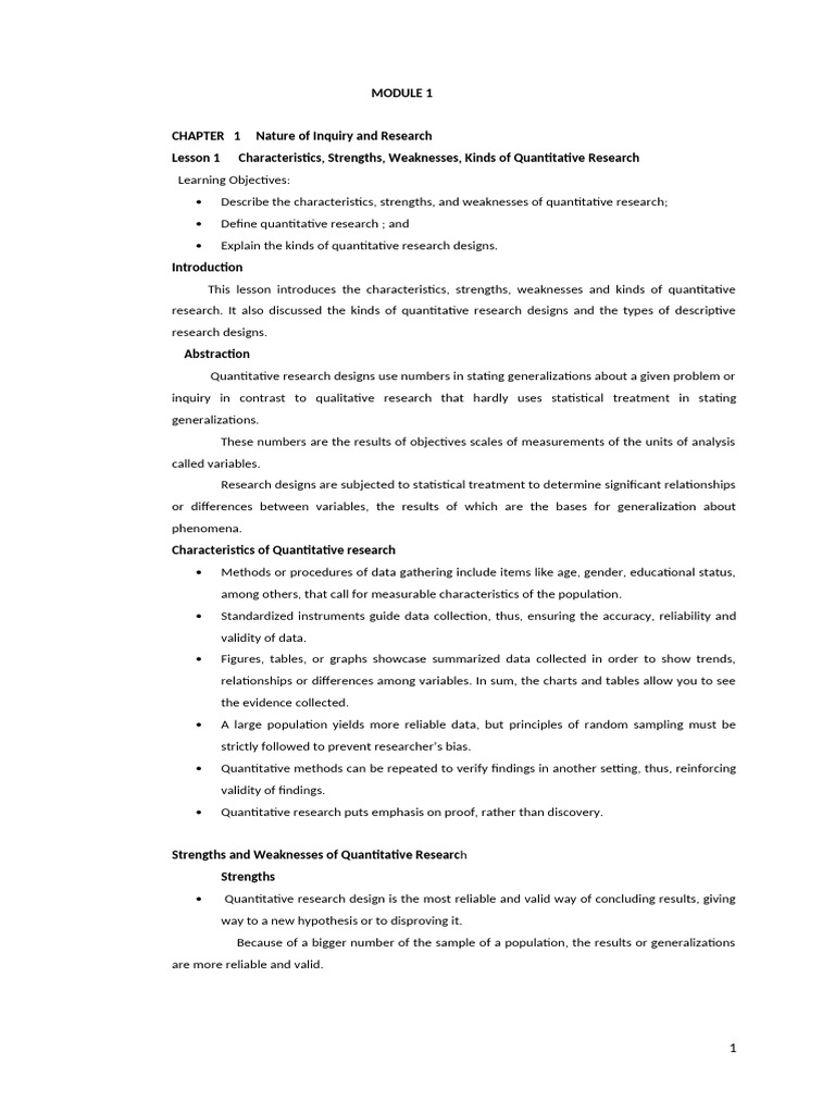 Practical Research Module | PDF