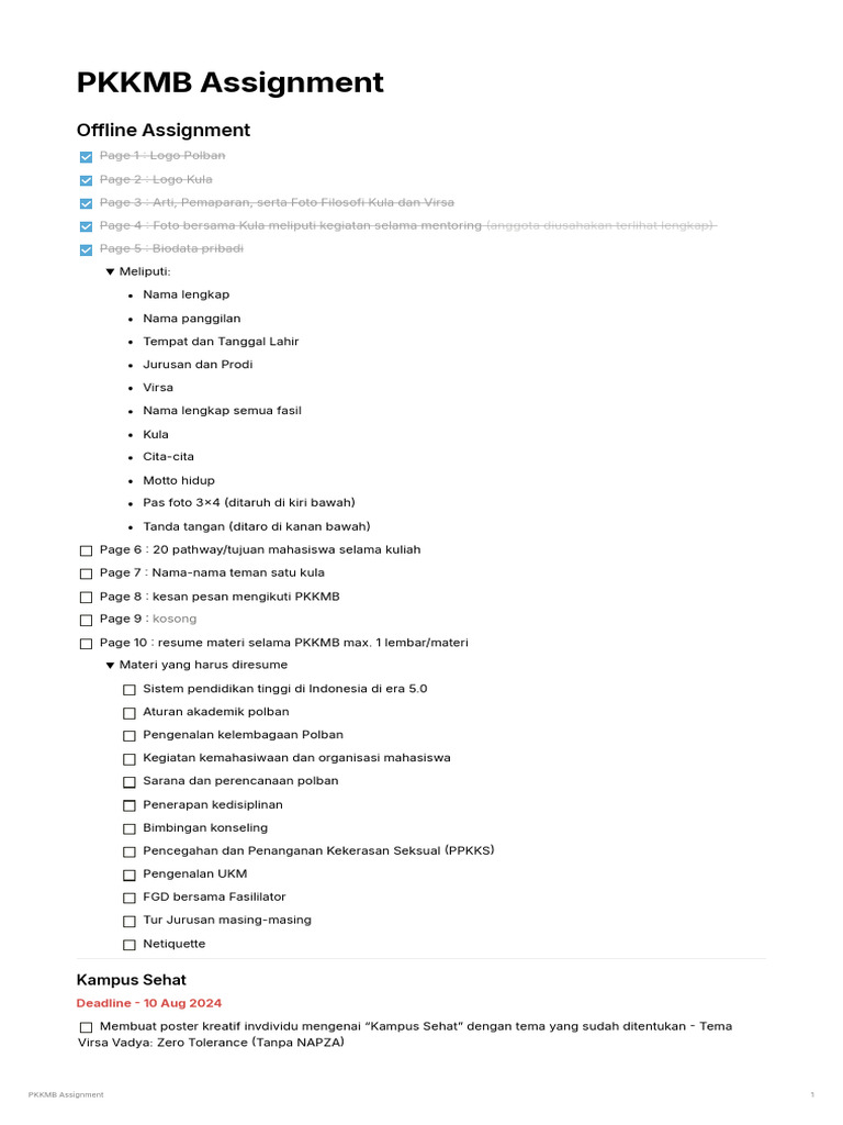 PKKMB Assignment - 1 | PDF