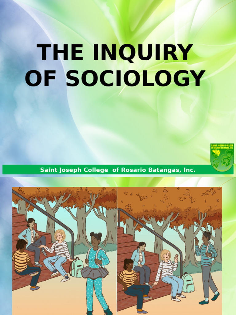 UCSP PPT 1 The Inquiry of Sociology | PDF