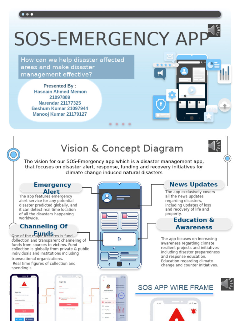 Elevator Pitch Group 3 SOS Application | PDF