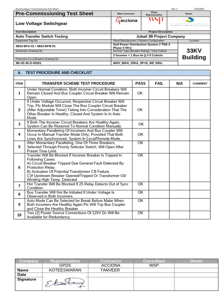 33kv-3b22bfa01-B01 Ats | PDF