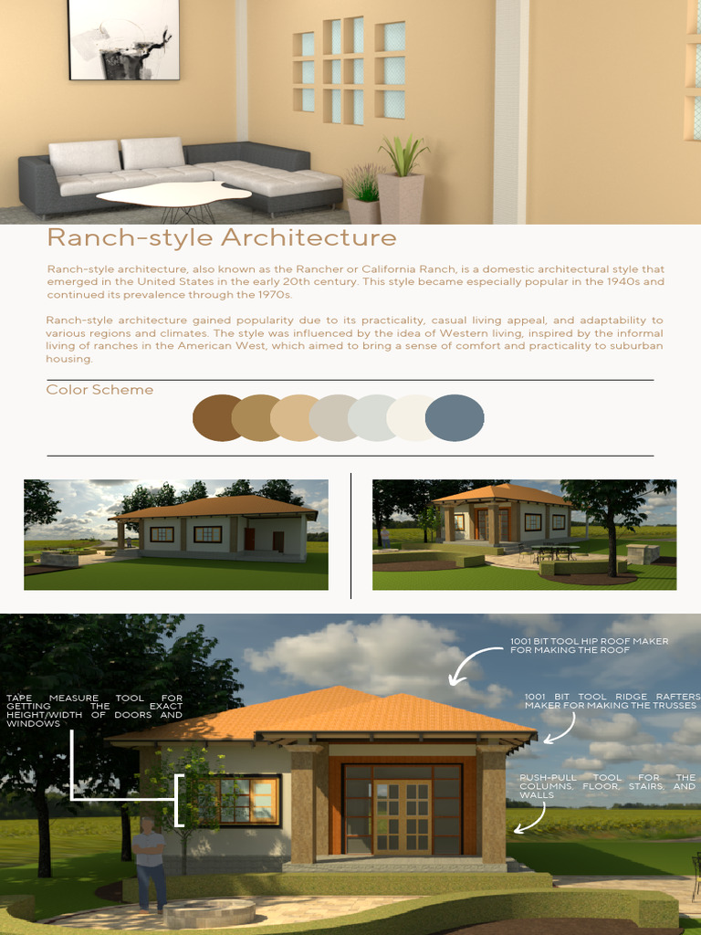 Ranch-Style Architecture: Color Scheme | PDF