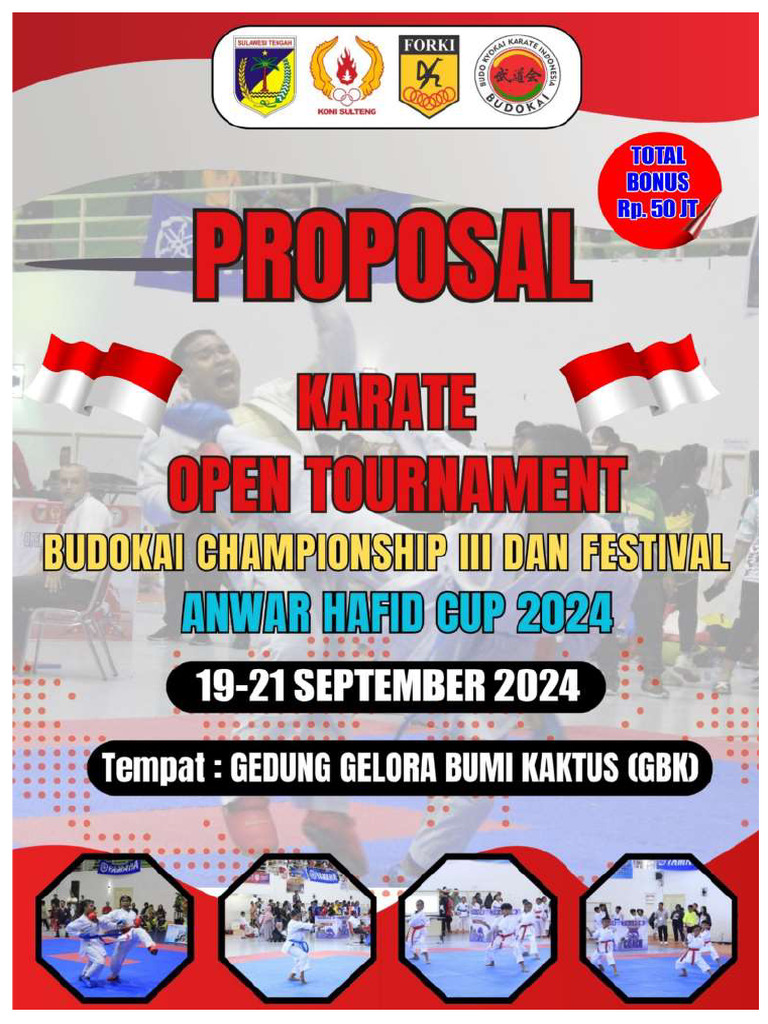 Proposal Open Tournament Dan Festival | PDF