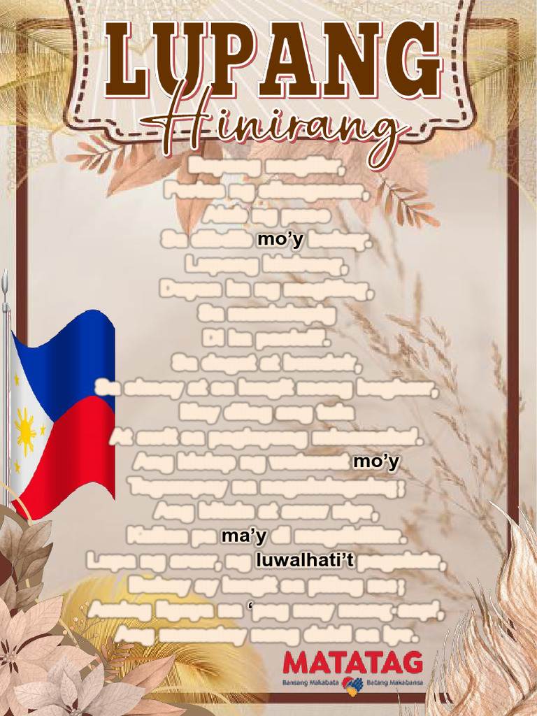 Bagong Pilipinas Hymn & Pledge | PDF