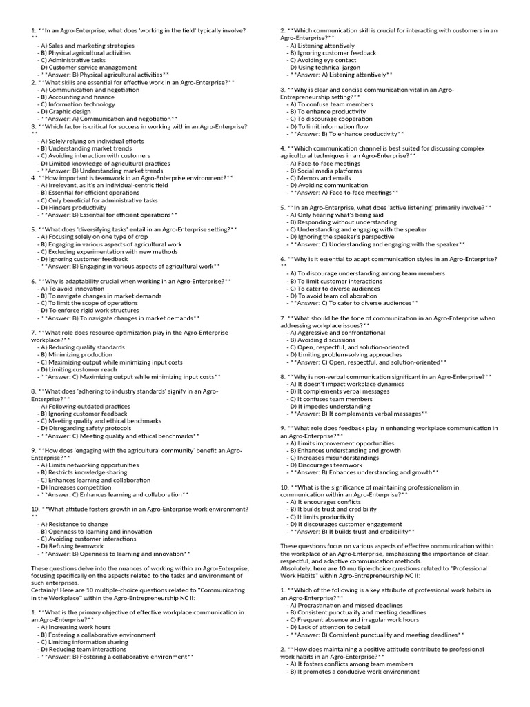 Entrep Midterm Answer Key | PDF