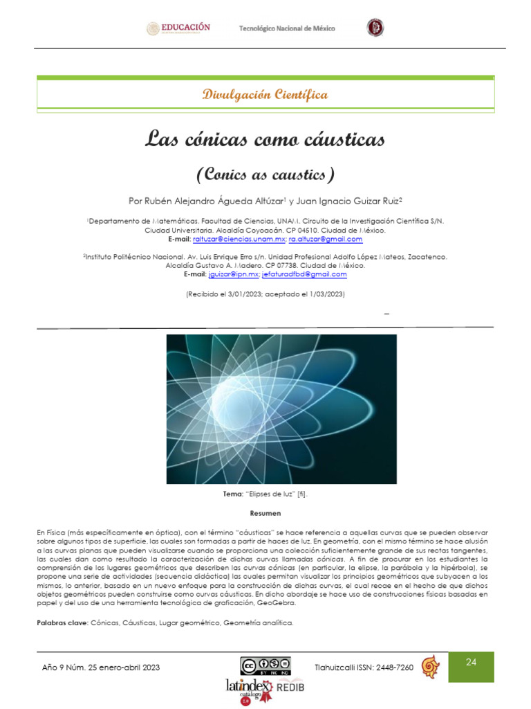 3 Las Cónicas Como Cáusticas | PDF