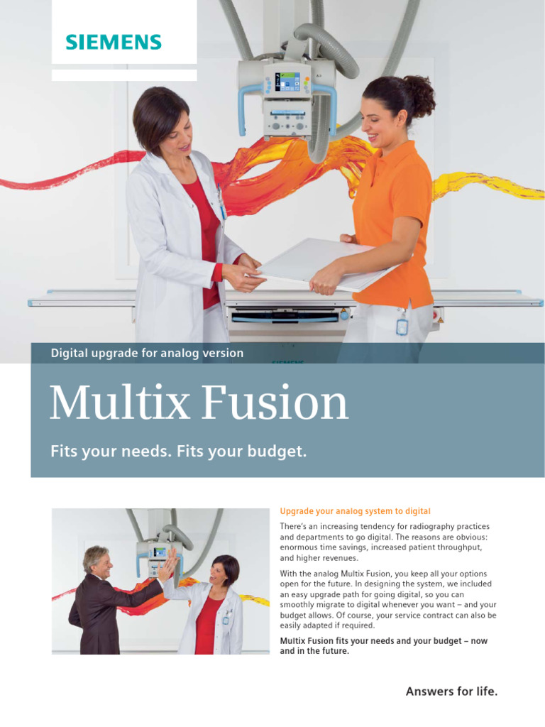 SIEMENS MULTIX FUSION DIGITAL USD 250.000,00 Brochure | PDF