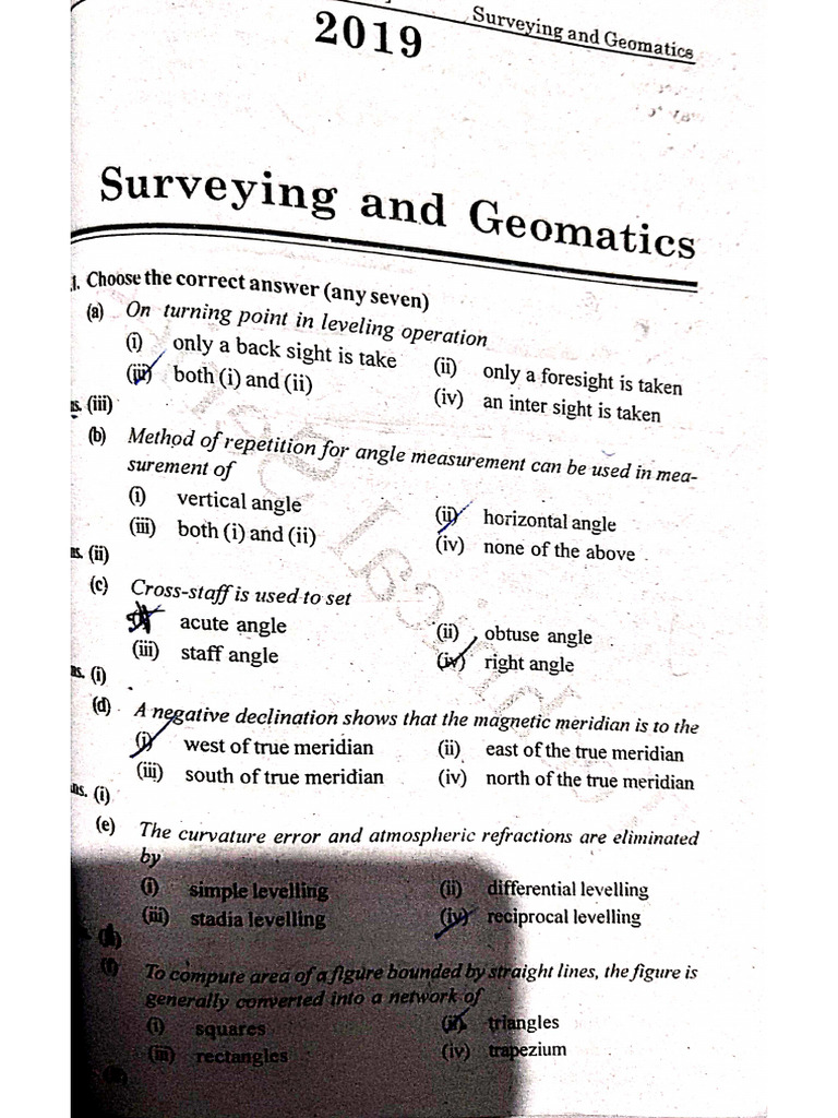 Surveying Objective | PDF
