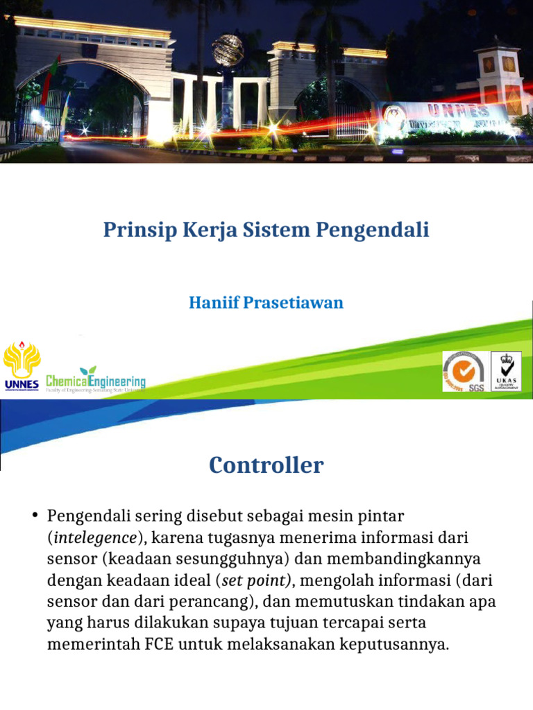 Chap7 - Prinsip Kerja Sistem Pengendali | PDF