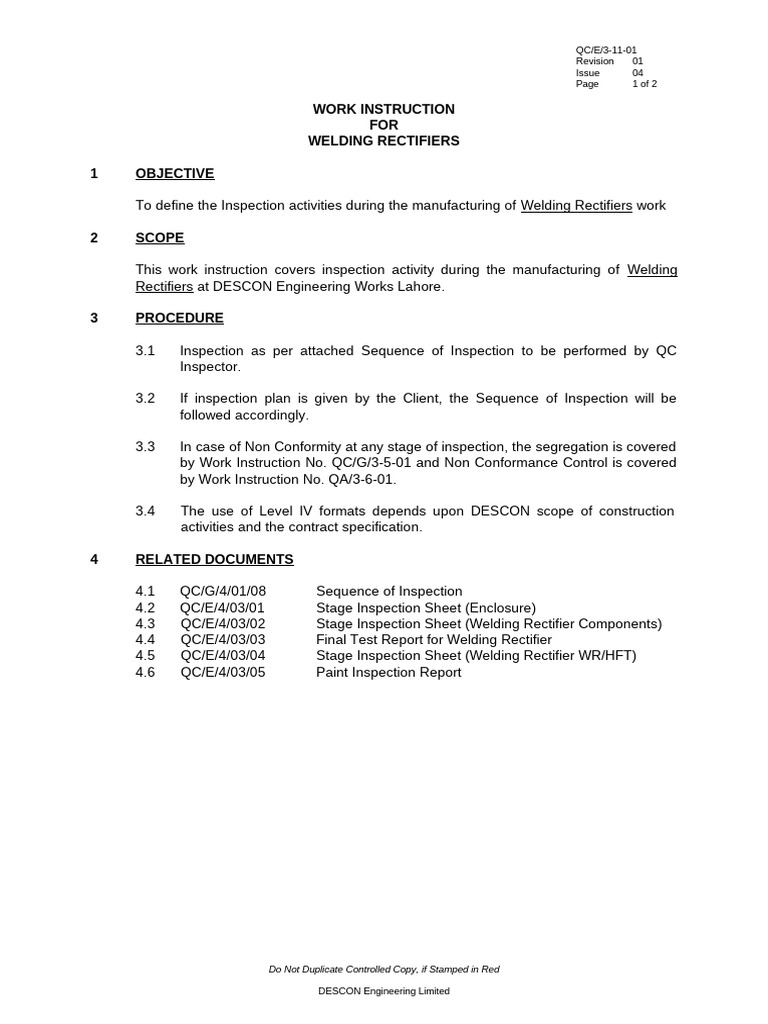 Welding Rectifiers | PDF