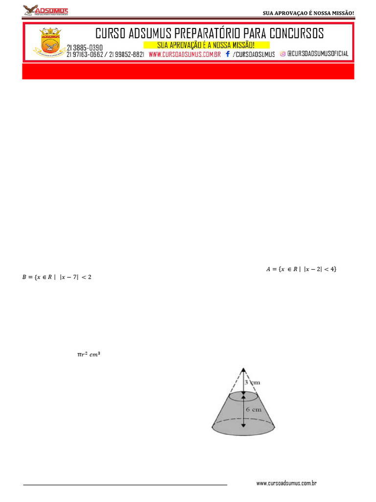 Qoam - Revisao Geral - Lista 5 - Melo | PDF