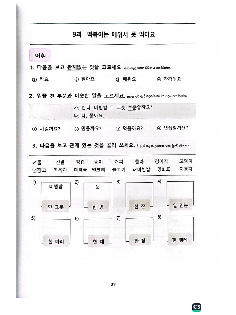 Korean Work Book | PDF