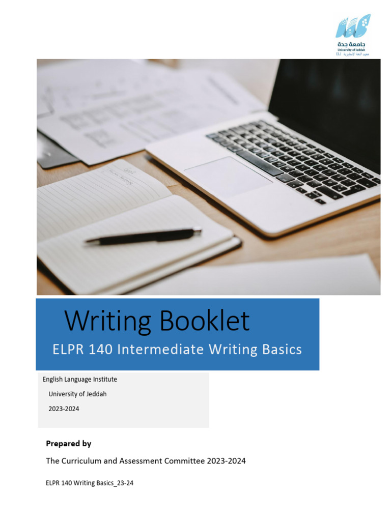 ELPR 140 Writing Basics - 23-24 | PDF
