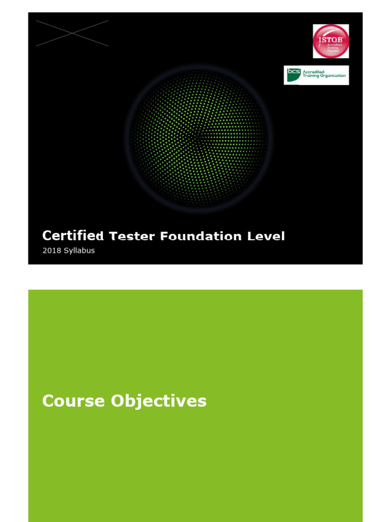 CTFL Training Slides - 2023 - 230918 - 231011 | PDF