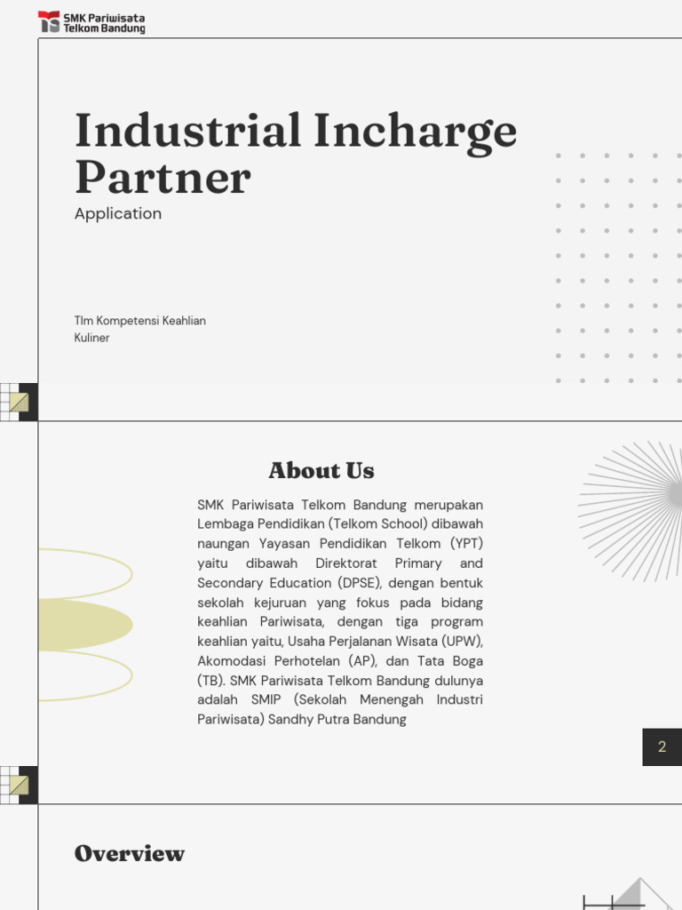 Industrial Incharge Partner Application | PDF