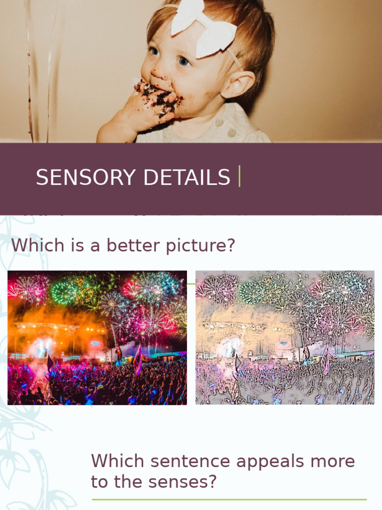Lesson 2_sensory Details | PDF