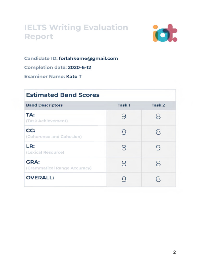 WOT Sample - GT | PDF