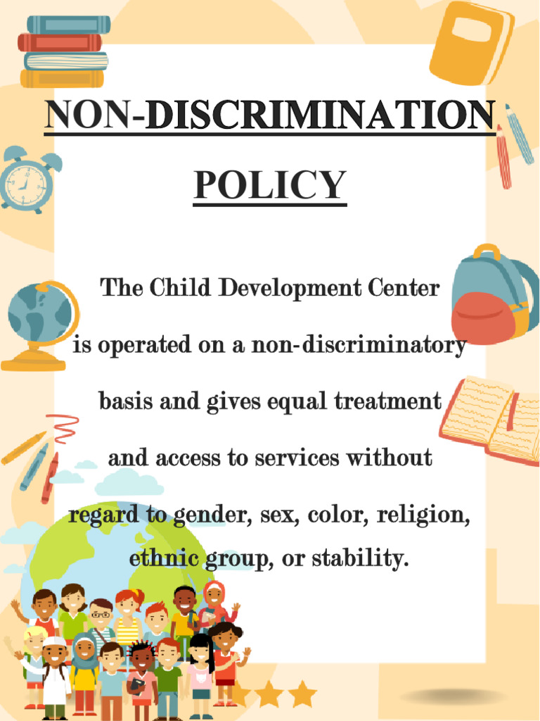 Non Discrimination Policy | PDF