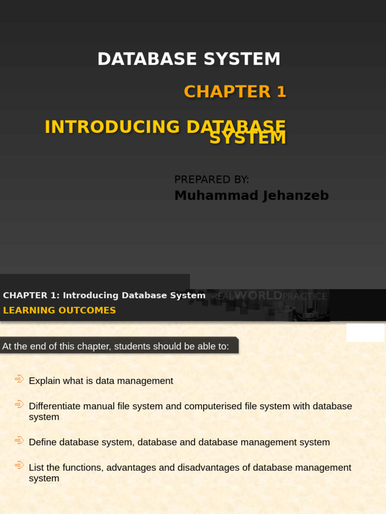 DBS Chapter 01 | PDF