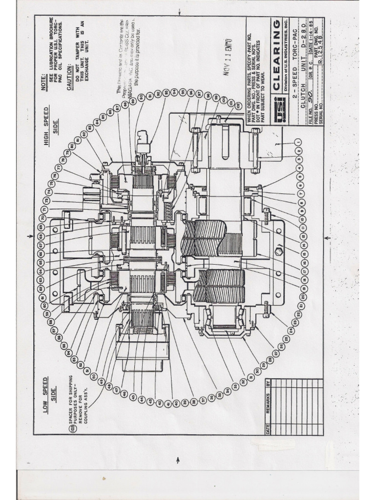 Torc Pac 280 Ton Parts | PDF