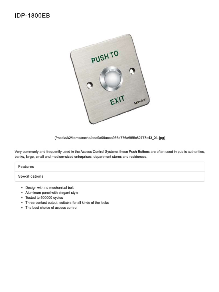 Push Button | PDF