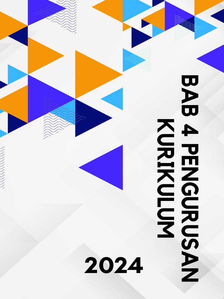 Bab 4 Pengurusan Kurikulum 2024 Lengkap | PDF