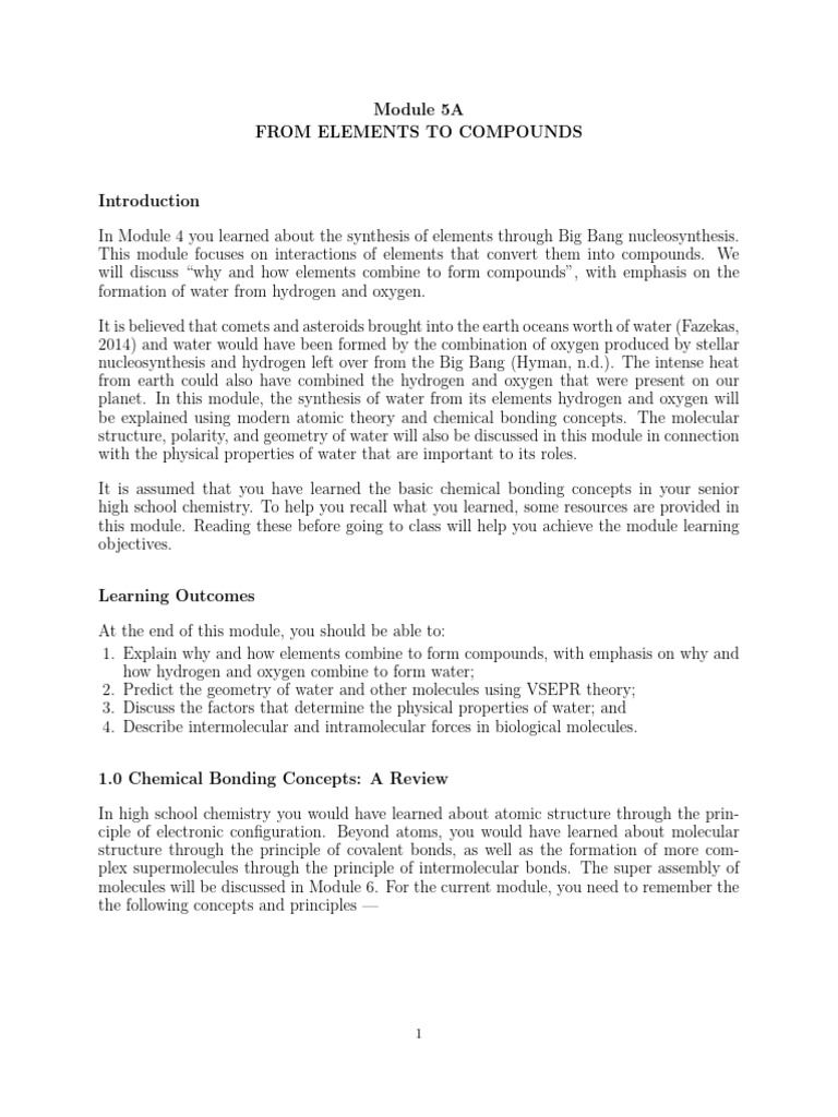 Module 5 Activities 1, 2 and 3 | PDF