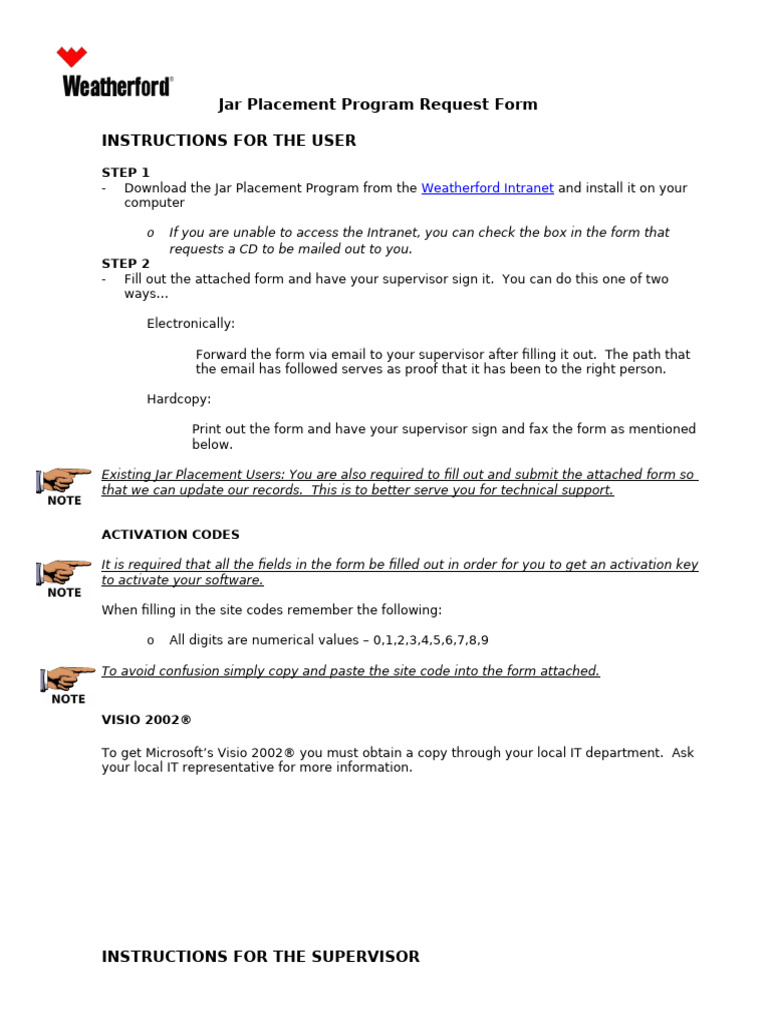 Jar Placement Request Form Blank, RTTS Packer, RTTS Circulating Valve ...