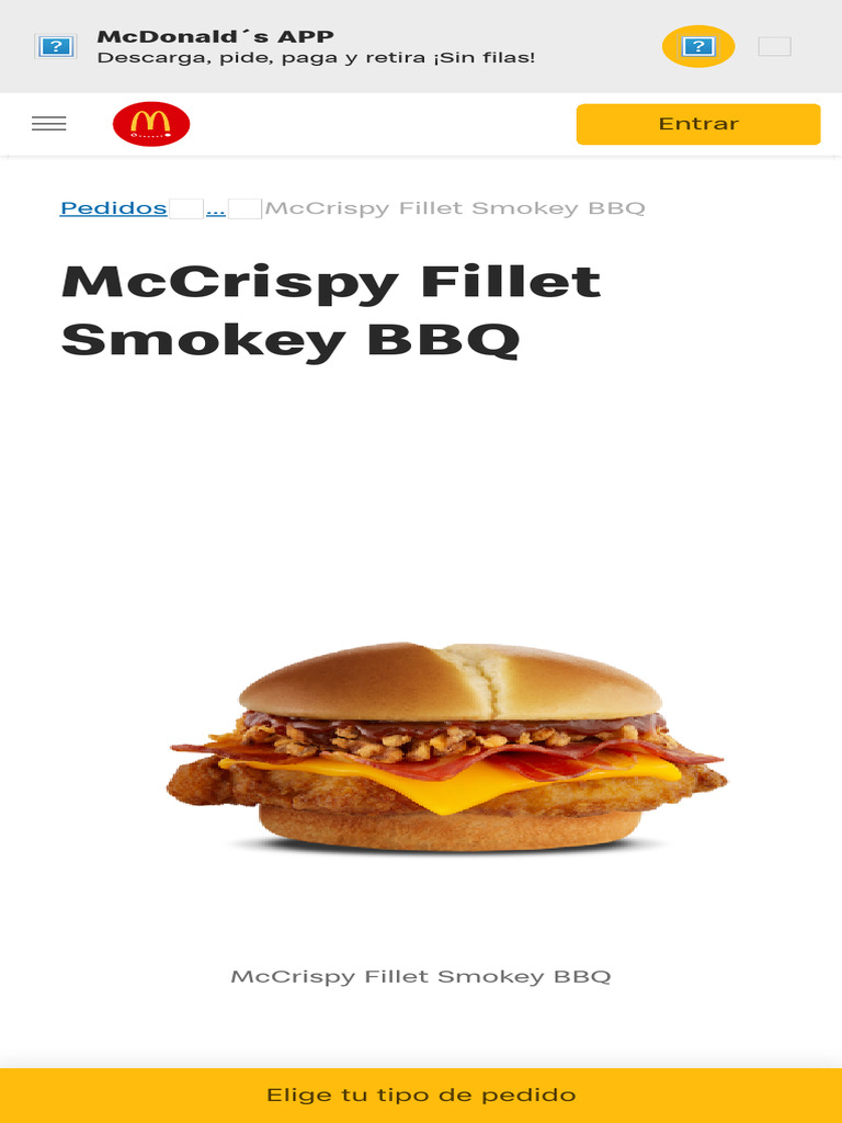 McCrispy Fillet Smokey BBQ | PDF