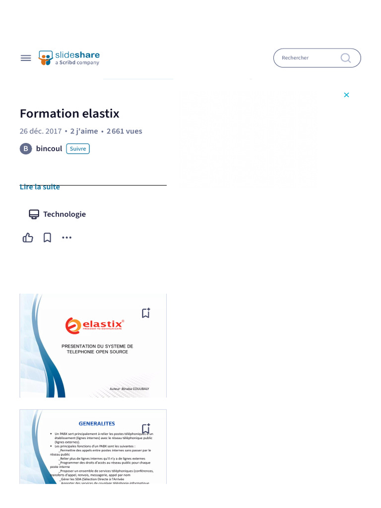 Formation Elastix | PDF