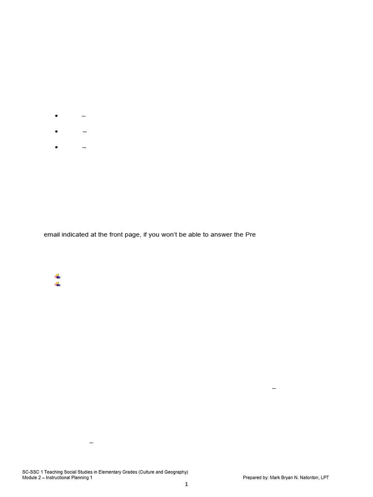 Module 2 SC SSC 1 120212022 | PDF | Pedagogy | Teachers
