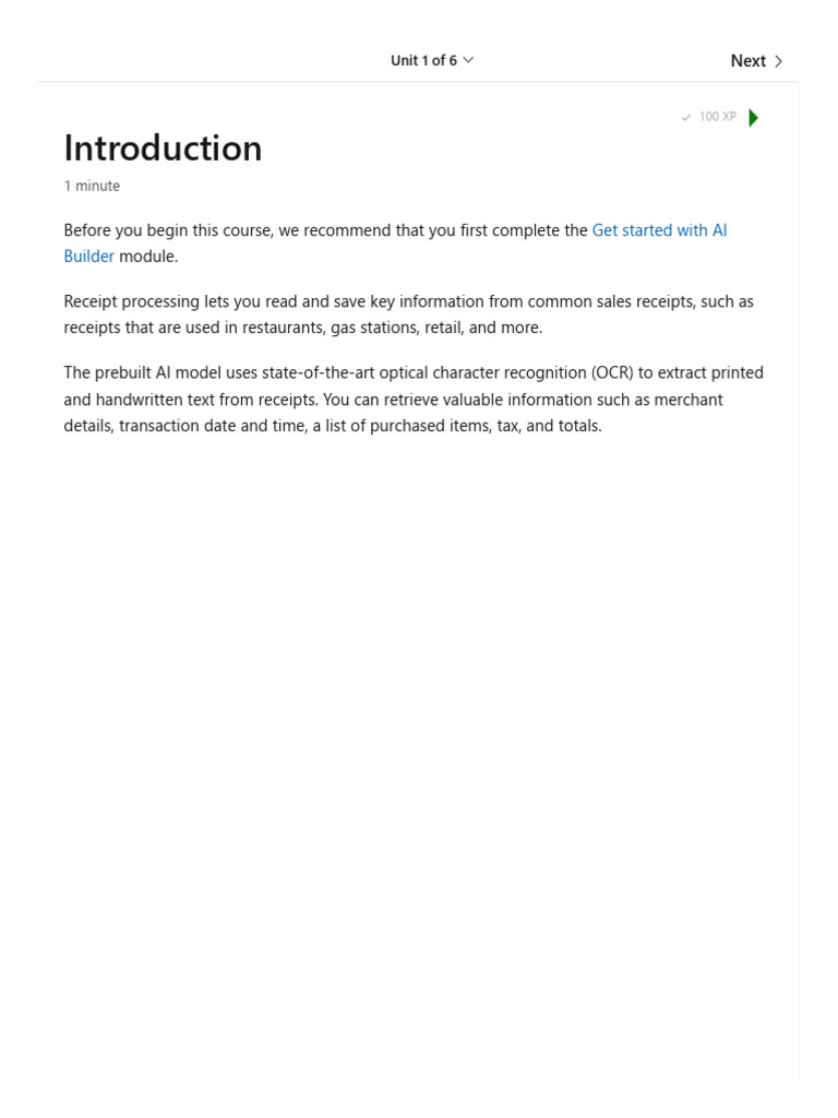 Process Receipts With Ai Builder Pdf