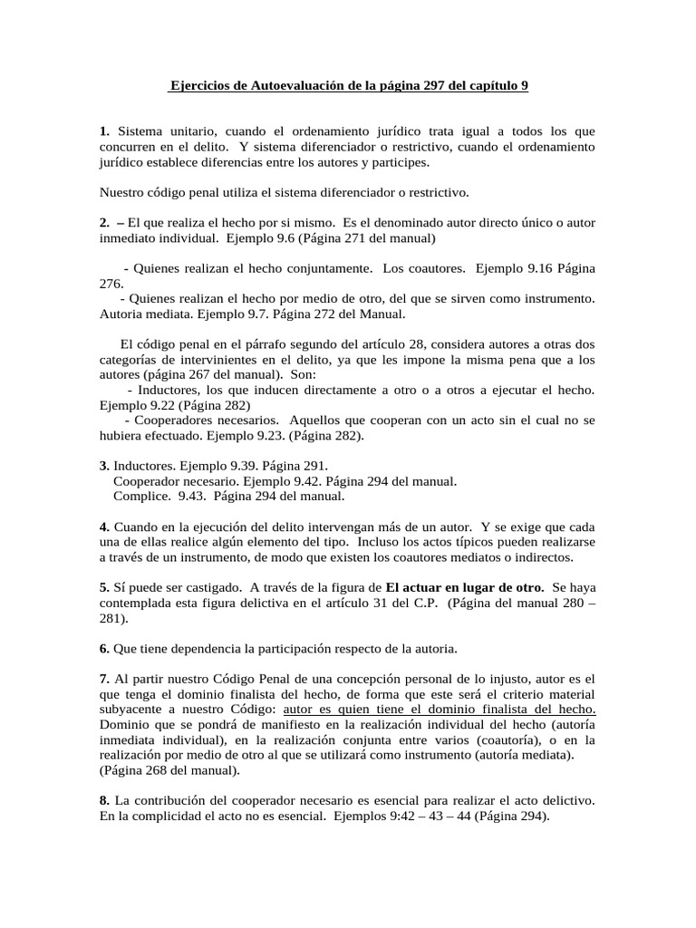 Ejercicios de Autoevaluación de La Página 297 Del Capítulo 9 | PDF