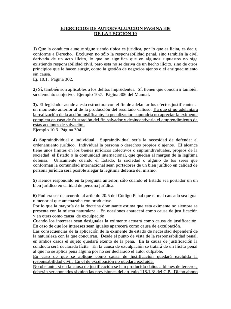 Ejercicios de Autoevaluacion Pagina 336 | PDF