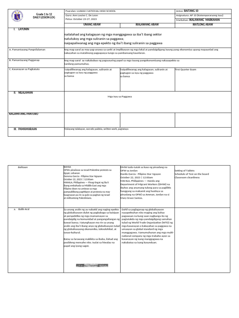 Dll-Module 2 Q2 - Week 7-Ap10 | PDF